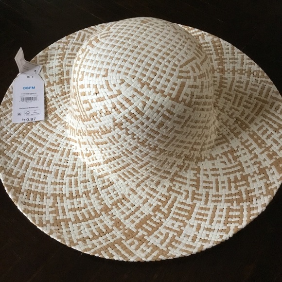 Time and Tru | Accessories | New Womens Two Toned Straw Hat | Poshmark